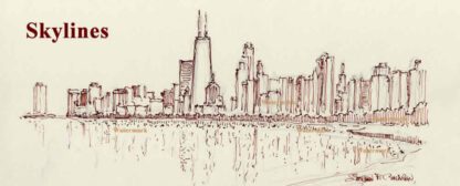 Chicago skyline art and prints by artist Stephen F. Condren